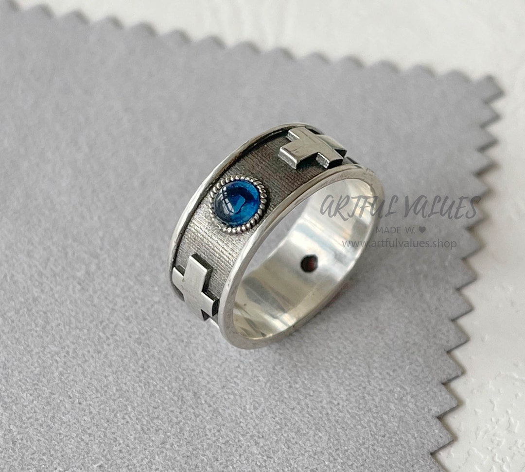 Sterling Silver Howl's Ring Duo Gemstones Hypoallergenic Jewelry ...