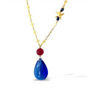 Studio Ghibli-inspired Anime Necklace, Celestial Star Jewelry, Wedding ...