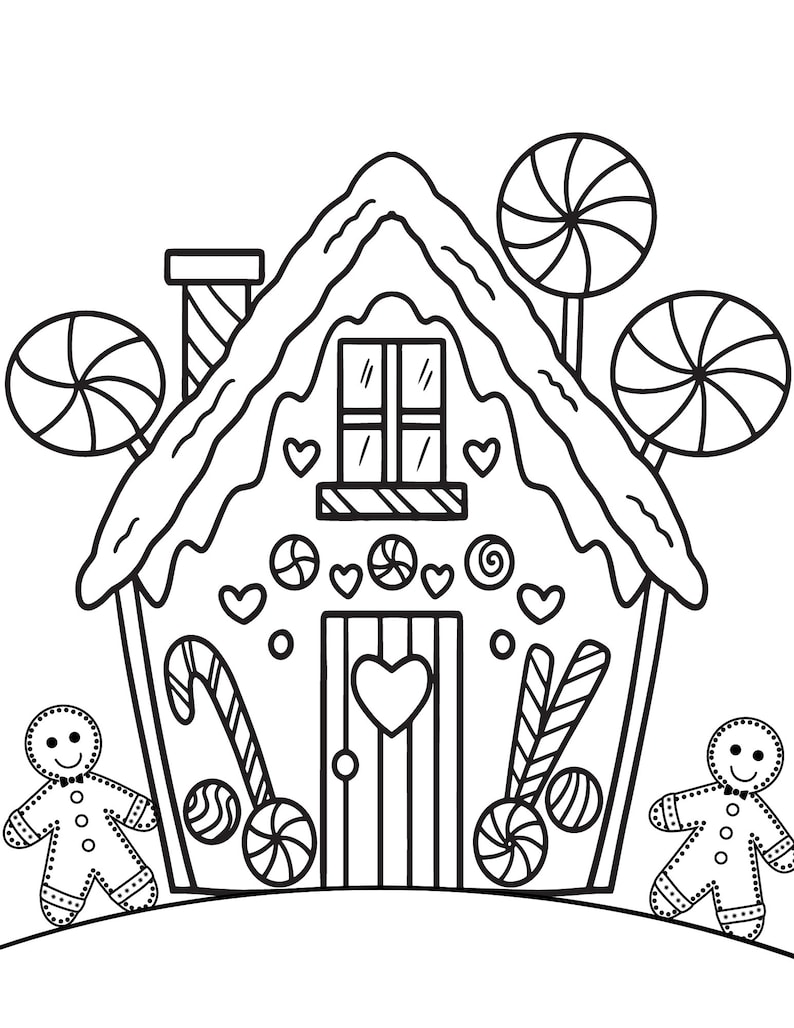 Winter Coloring Pages (Download Now) - Etsy