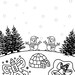 Winter Coloring Pages - Etsy