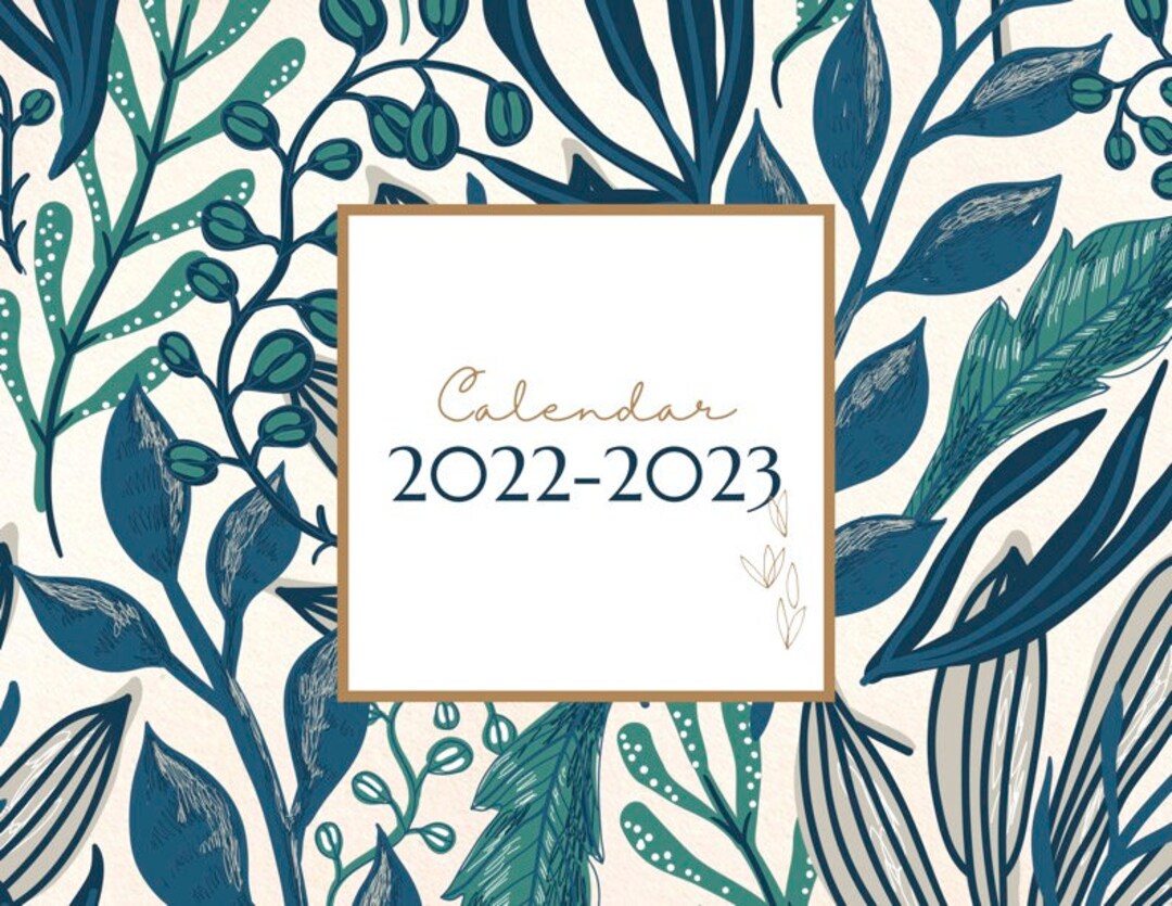 Printable 2022-2023 Calendar - Etsy