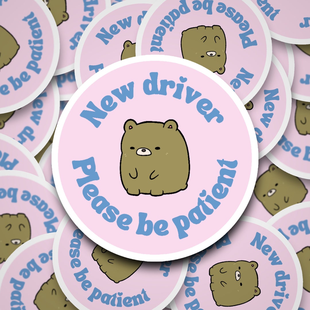 Cute Car Magnet, Cute Car Decor, Cute Car Accessories Anxious Driver ...