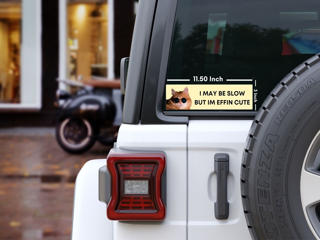 Bumper Sticker Girly Anxiety Bumper New Driver Gift Cute - Etsy