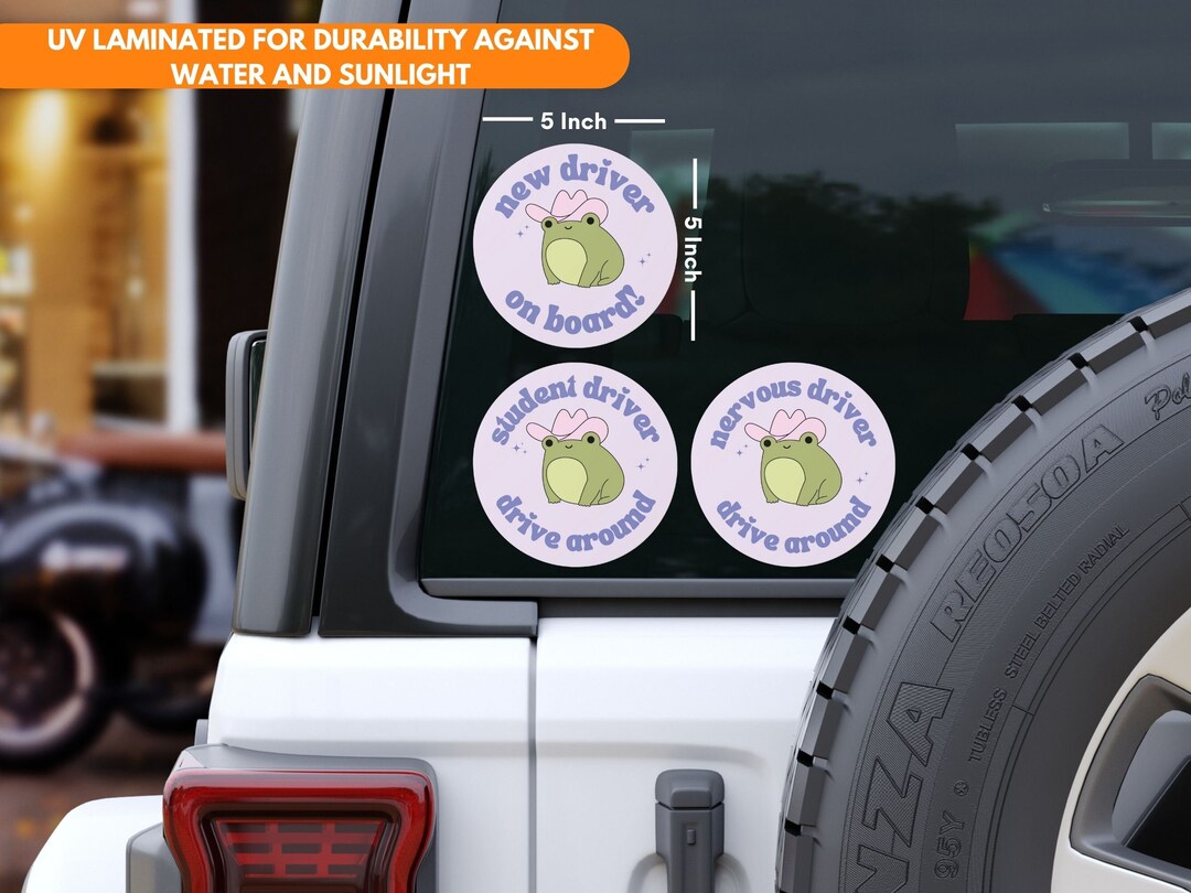 Anxious Driver Magnet, Cute Car Magnet, Funny Car Magnet,cute Car Decor ...