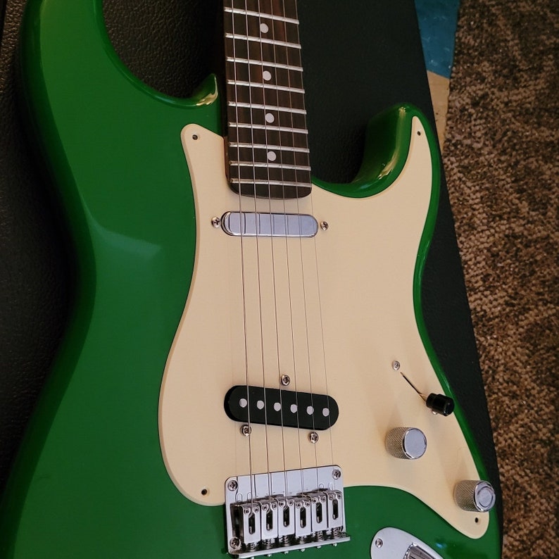 Tele Bridge and Neck Pickup Route, 2 Knobs and Switch - Strat Pickguard ...