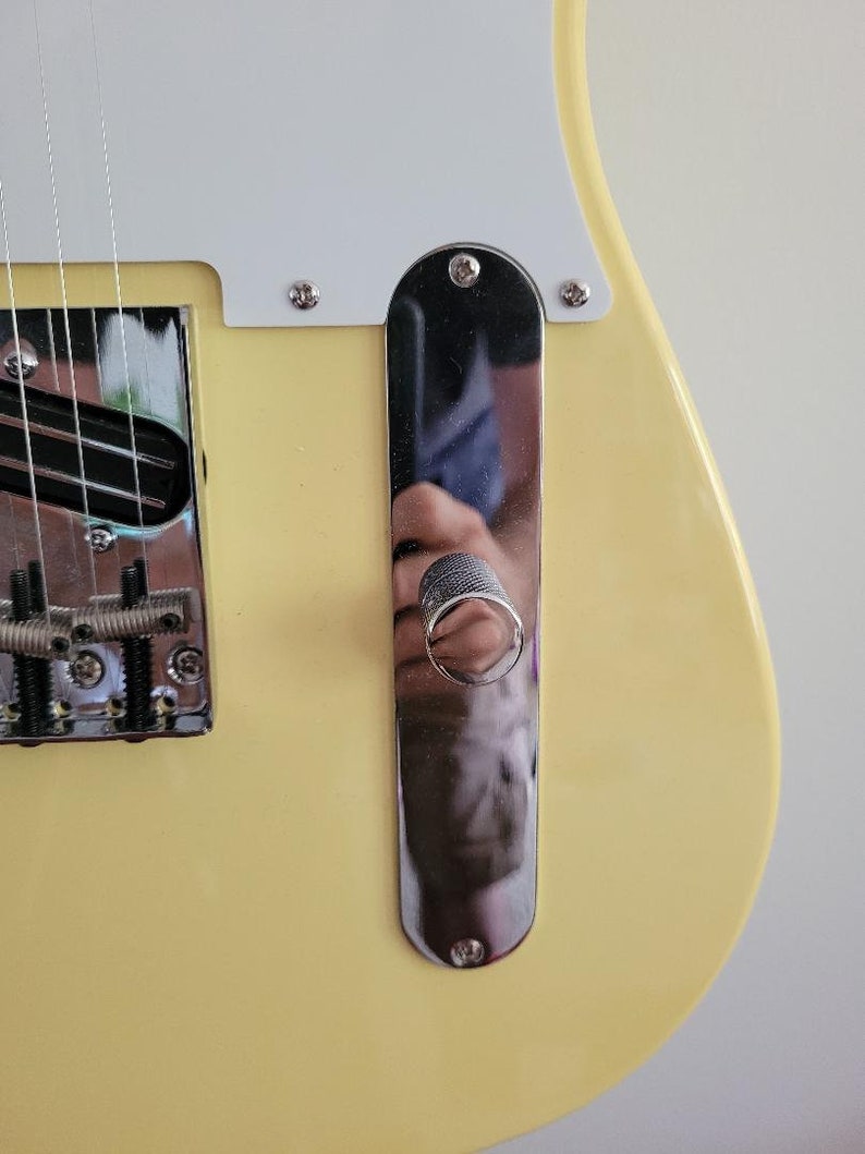 Telecaster Control Plate Chrome One Knob - Etsy
