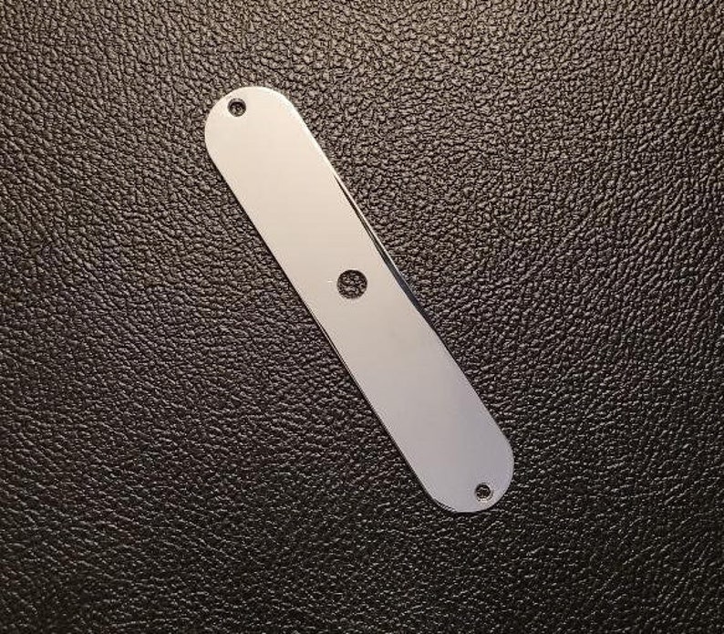 Telecaster Control Plate Chrome One Knob - Etsy