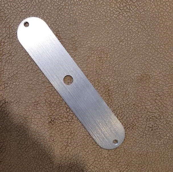 Telecaster Chrome Aluminum Anodized Control Plate One Knob - Etsy