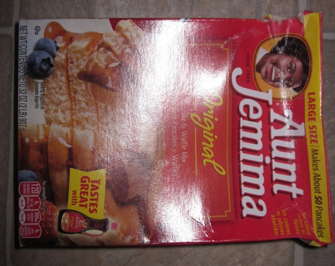 Collectible Aunt Jemima Pancake Mix Box !!! - Etsy