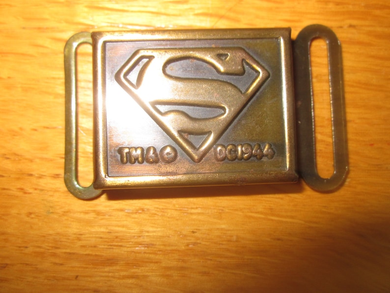 Rare 1944 DC Comics Magnetic Superman Belt Buckle !!! - Etsy