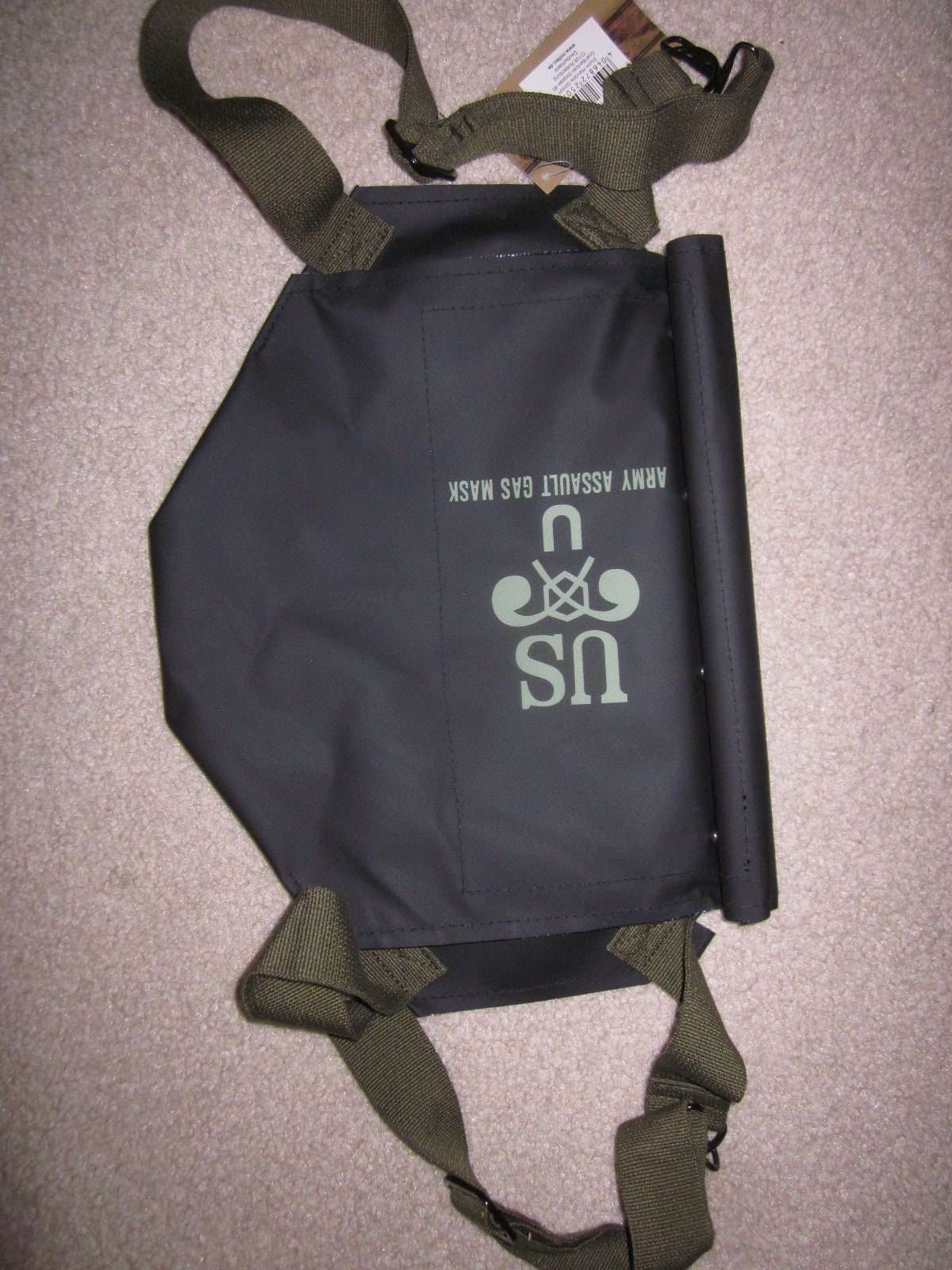 WWII US Army M7 Rubberized Gas Mask Bag D-day 1944 !!!! - Etsy