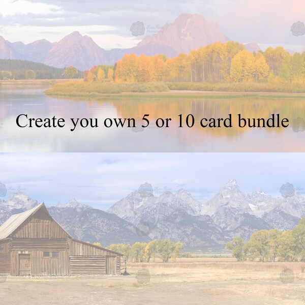 Panoramic Photo Cards - Etsy