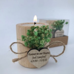 Custom Funeral Favors Memorial Service Favor Candle,50 Pcs RIP ...