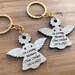 Angel Memory for Funeral Favors Personalized Keychain Celebration of ...