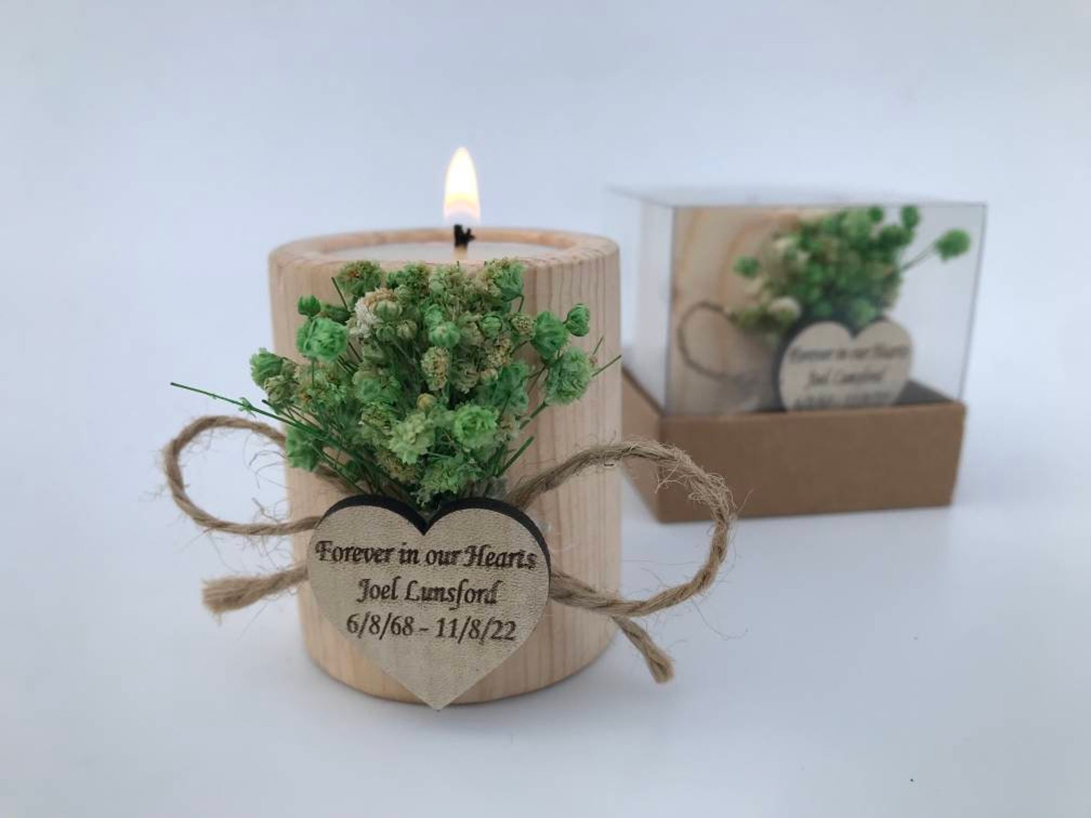 Custom Funeral Favors Memorial Service Favor Candle,50 Pcs RIP ...