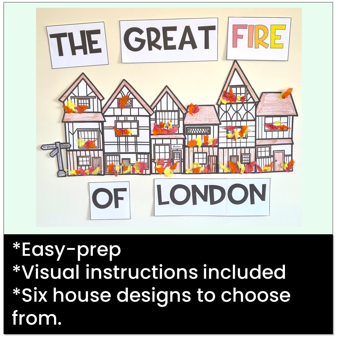 Great Fire of London Craft Project, Hands-on Activity, Homeschooling ...
