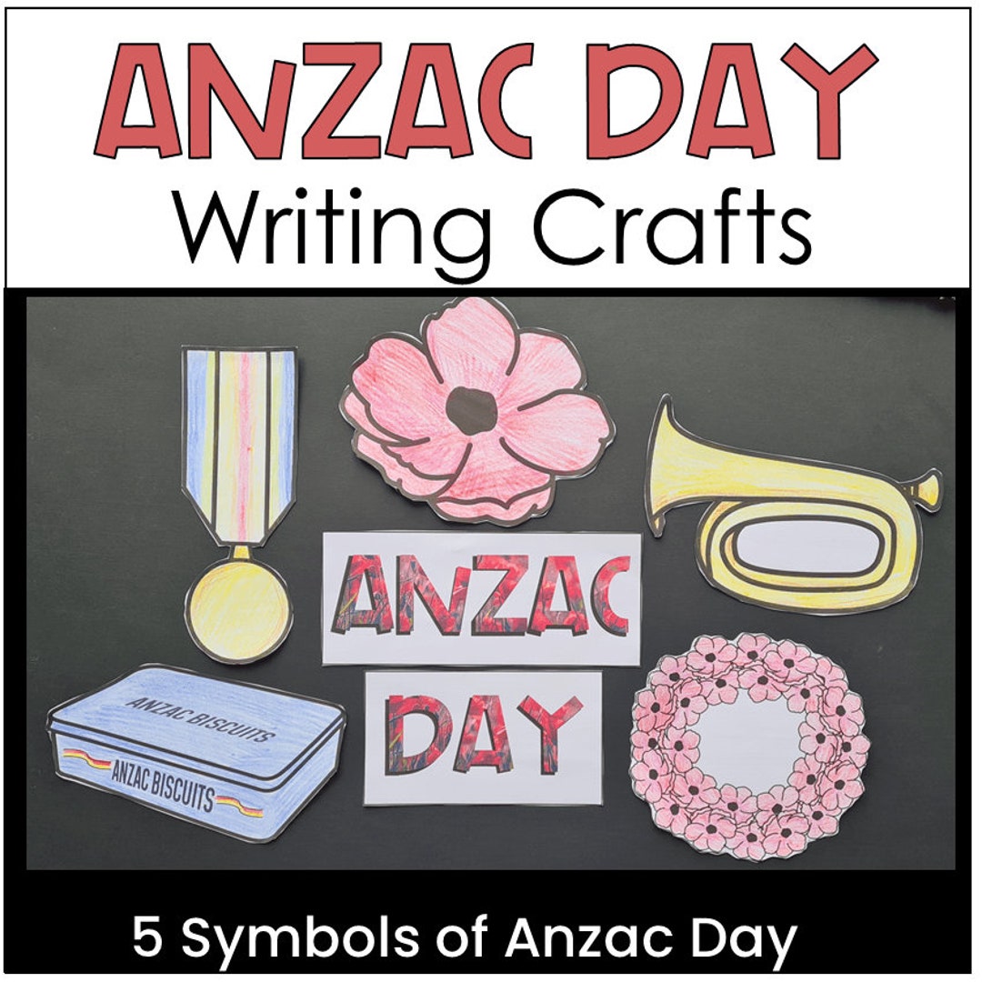 Anzac Day Writing Crafts, Classroom Display, Homeschool Activity ...