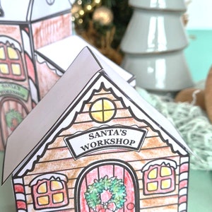 Printable Christmas Crafts, Santa's Workshop, North Pole, Craft ...