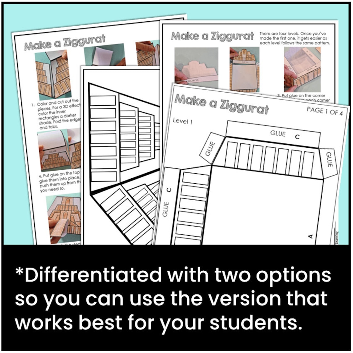 Ancient Mesopotamia, Ancient Sumer Ziggurat Craft 3D Model, Early Civilizations History ...