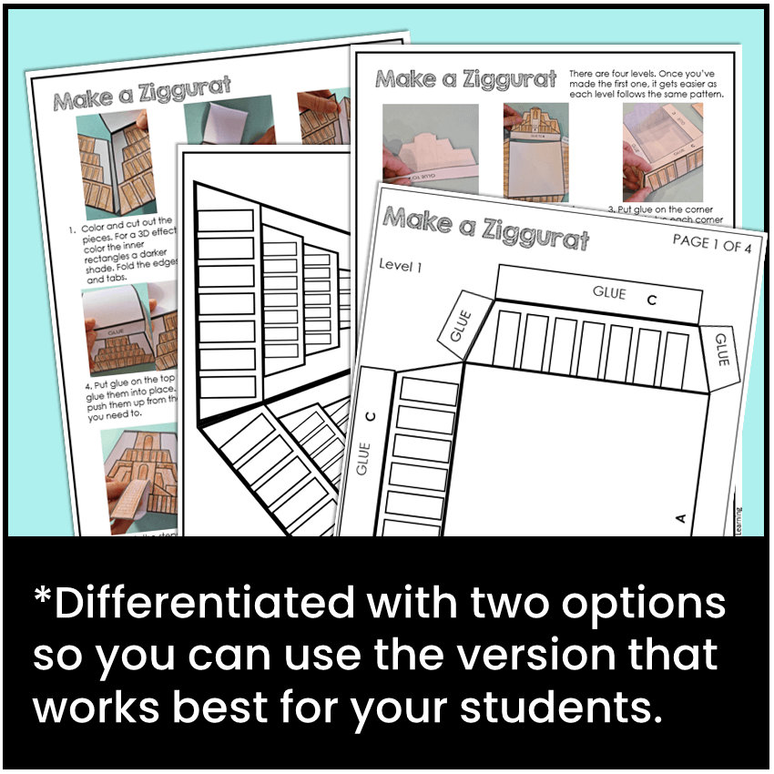 Ancient Mesopotamia, Ancient Sumer Ziggurat Craft 3D Model, Ancient ...