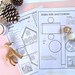 3D Shapes, Christmas Crafts, Ornaments, Nets, Christmas Math, Printable ...