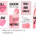 Valentine's Day Posters, Kindness, Affirmation Posters, Printable ...