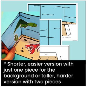 Under the Sea Ocean Sea Animals Creatures Craft Project, Hands-on ...