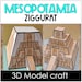 Ancient Mesopotamia, Ancient Sumer Ziggurat Craft 3D Model, Ancient ...
