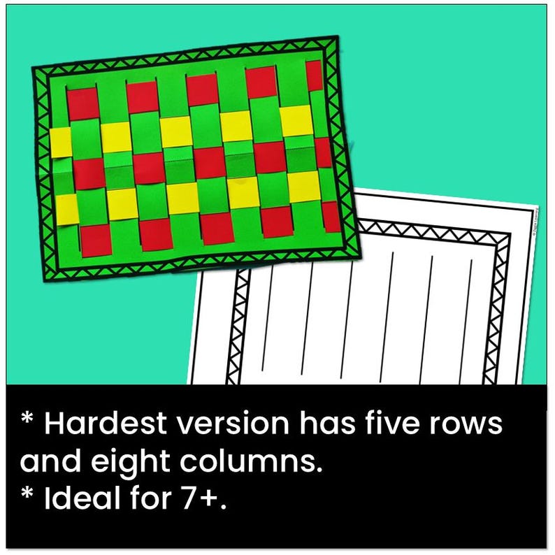 Kwanzaa Weaving Place Mat Mkeka Craft Class Library Activity Printable ...