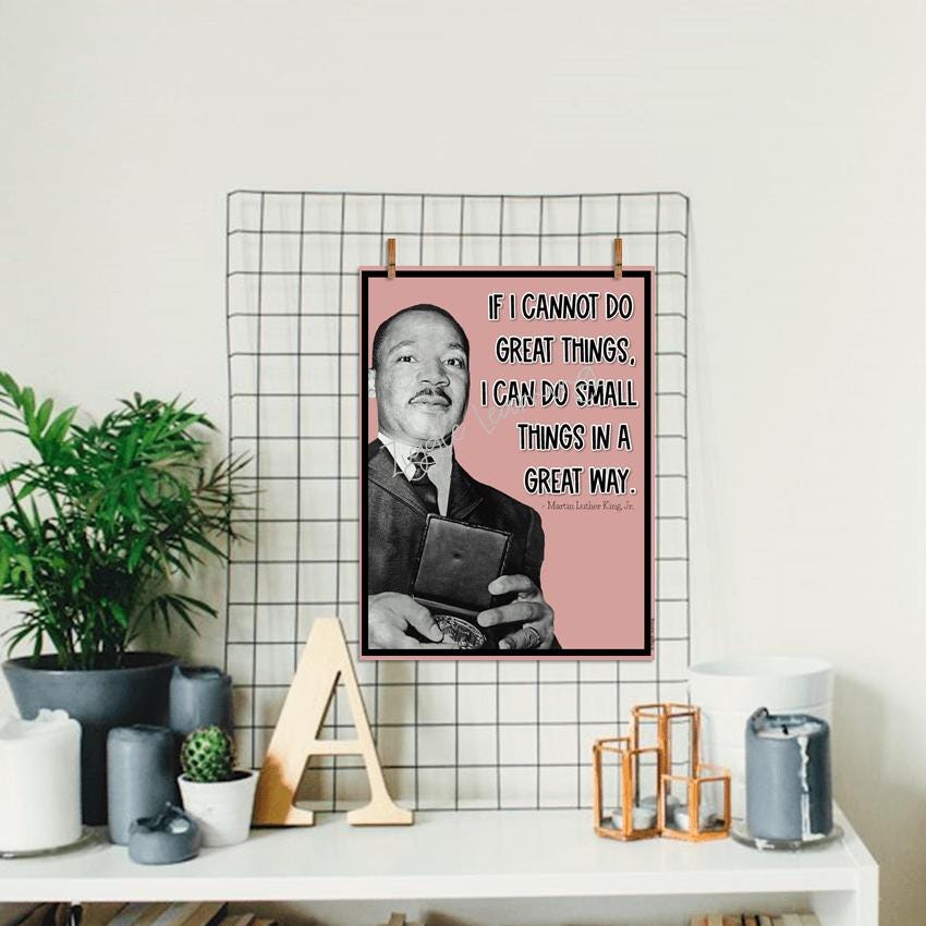 Printable Martin Luther King, Jr. Posters, Inspiring Quotes, Classroom ...