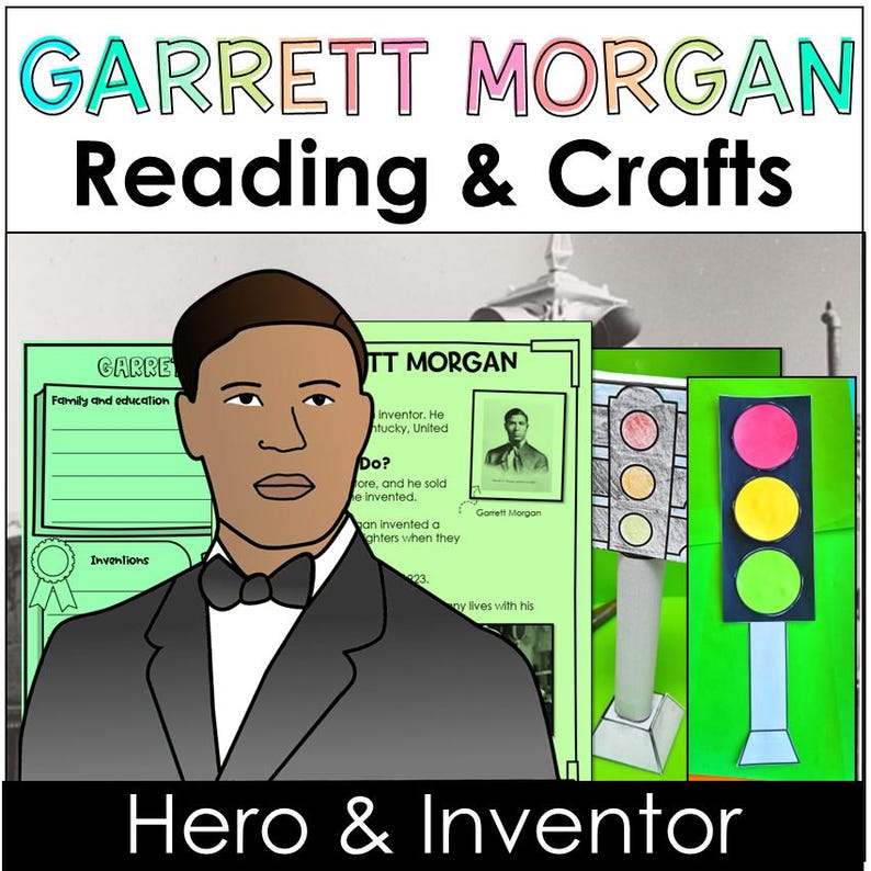 Garrett Morgan Activity Pack, Crafts, Reading, Timeline, Graphic ...