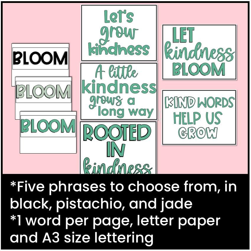 Spring Flower Kindness Craft Bulletin Board Classroom Community ...