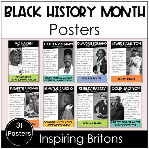 Black History Month Poster - Etsy UK