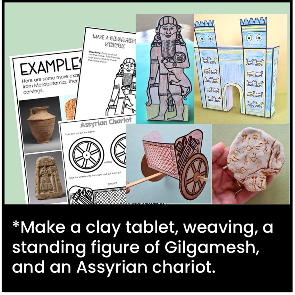 Ancient Mesopotamia, Sumer History, Civilizations Arts, Crafts, Paper ...
