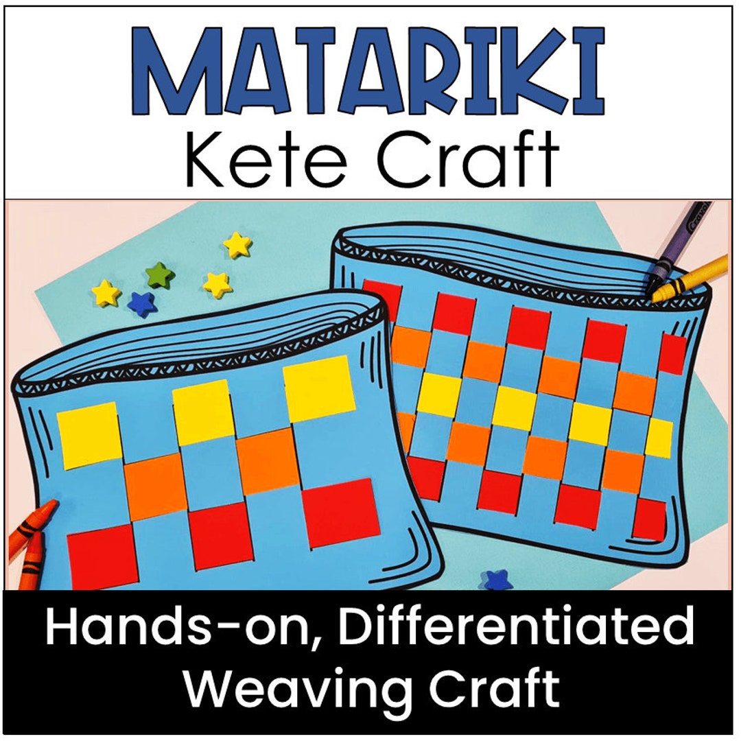 Matariki Weaving Kete Craft, Hands-on Classroom, Library Activity ...