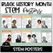 Black History Month STEM Careers Posters Printable Scientists ...