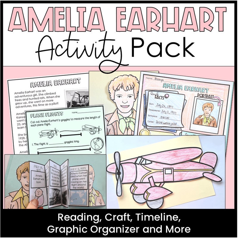 Amelia Earhart - Etsy