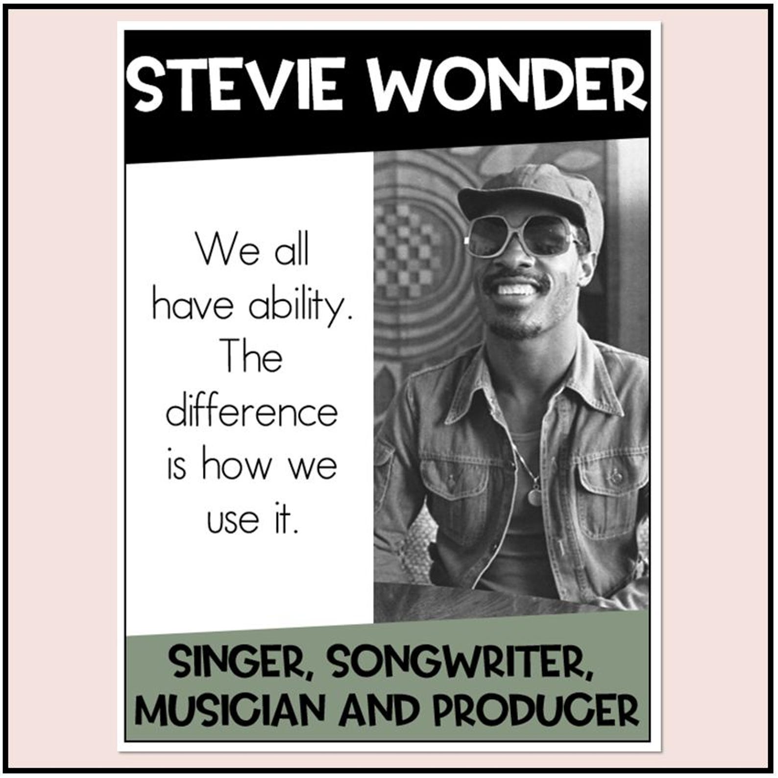 Black History Month Musicians Inspiring Quotes Printable Posters ...