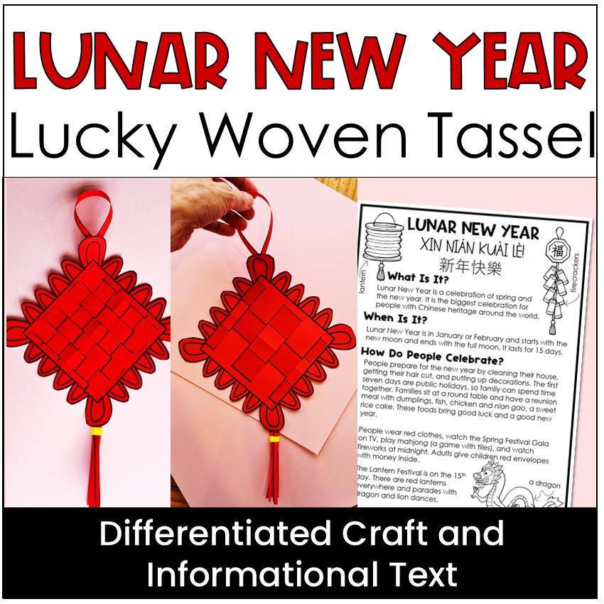 Lunar New Year Decoration Craft Knot Tassel Chinese New Year Reading ...