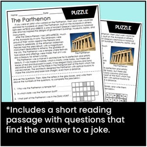 Printable 3D Parthenon Craft, Ancient Greece Parthenon Model, Classroom ...