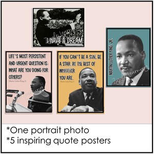 Printable Martin Luther King, Jr. Posters, Inspiring Quotes, Classroom ...