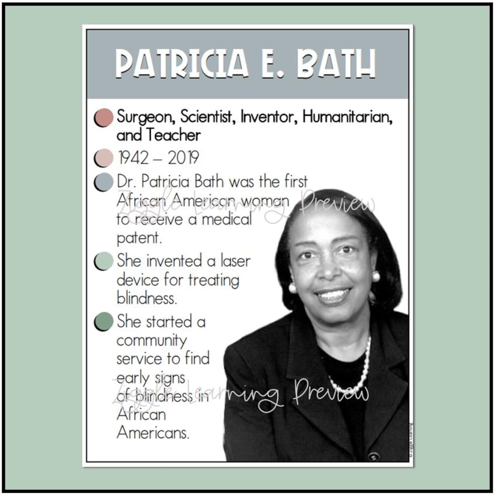 Black History Month STEM Careers Posters Printable Scientists ...