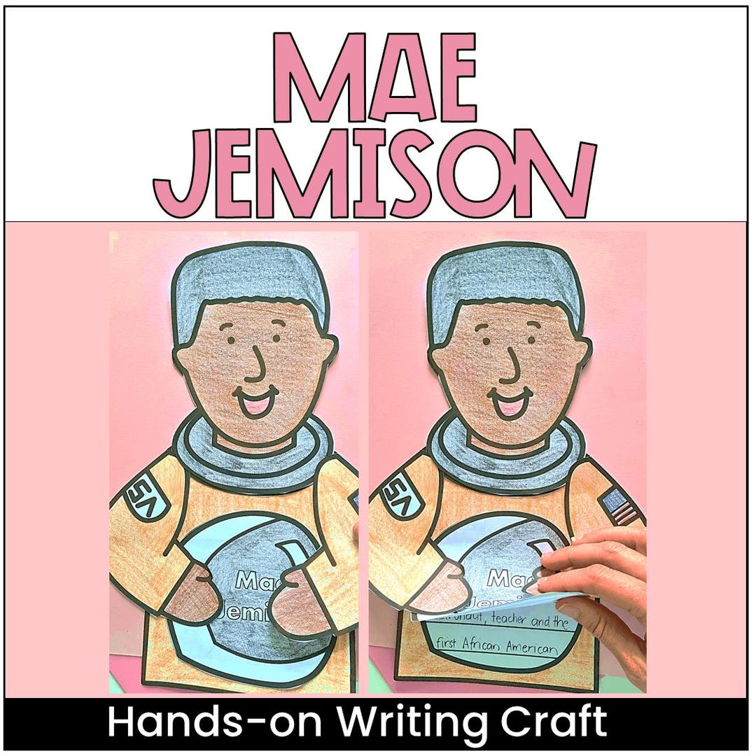 Mae Jemison Craft Women's History Month STEM Careers Printable ...