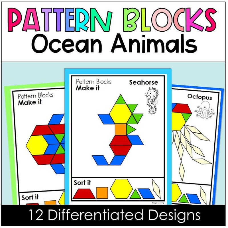 Ocean Theme Blocks - Etsy