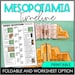 Ancient Mesopotamia Timeline, History Activity, Printable, Social ...