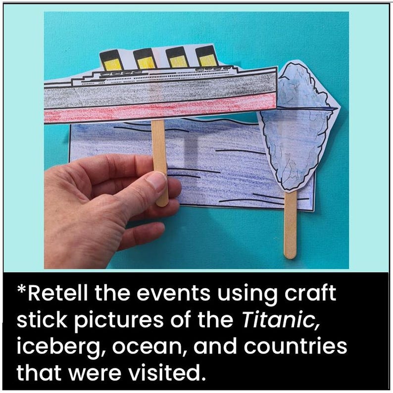 Hands-on Titanic Craft Activity Pack, Classroom or Homeschool Engaging ...