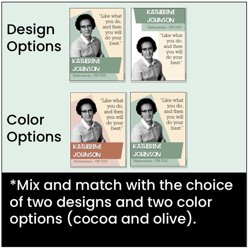 Women STEM Printable Posters Inspiring Quotes Scientists, Engineers ...