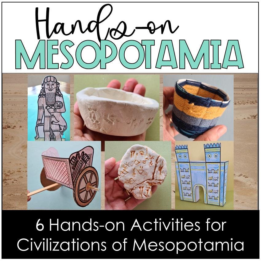 Ancient Mesopotamia, Sumer History, Civilizations Arts, Crafts, Paper ...
