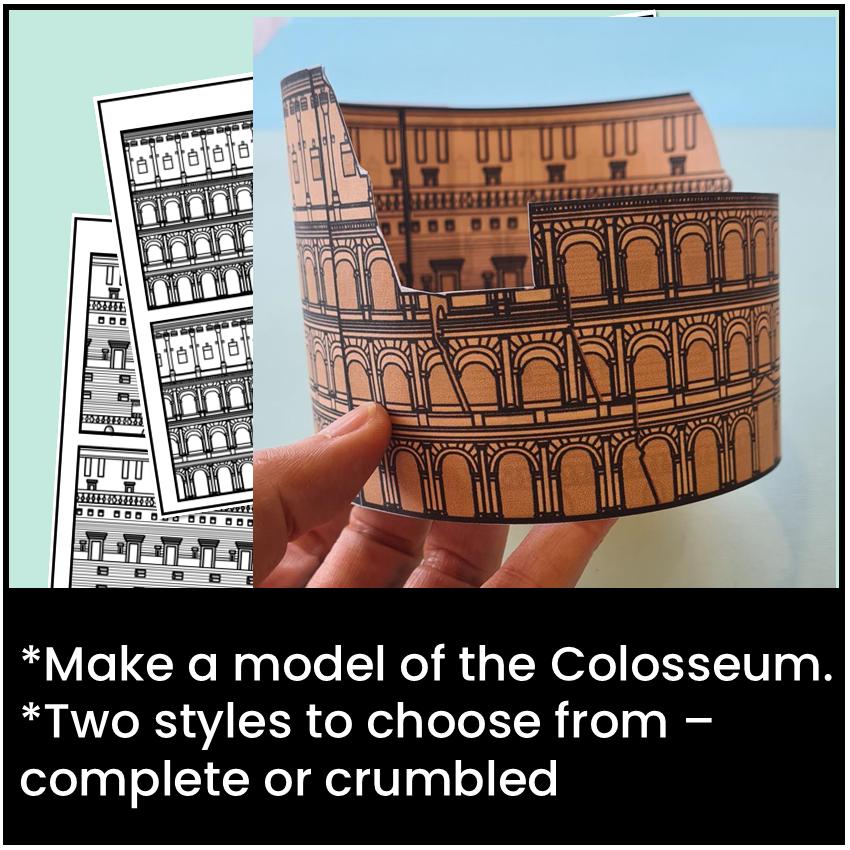 Printable Ancient Rome Hands-on Crafts Pack, Classroom Activity ...