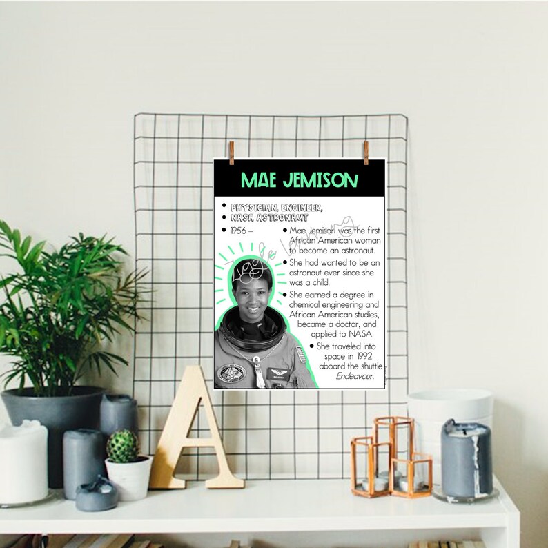 Black History Month Scientists Posters, Printable Posters, African ...